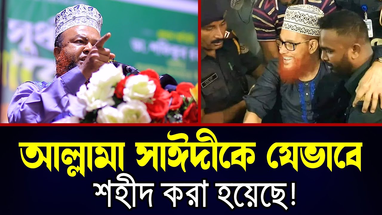 আল্লামা সাঈদীকে যেভাবে শহীদ করা হয়েছে! ড.আবুল কালাম আজাদ বাশার dr.abul kalam azad bashar bd ...