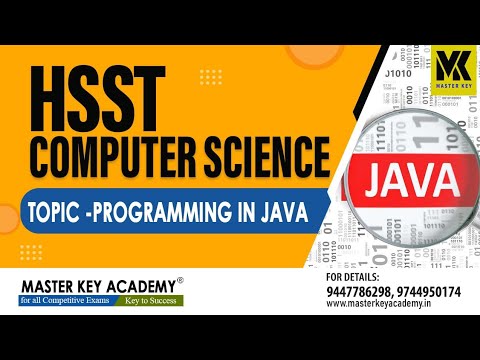 HSST COMPUTER SCIENCE|| PROGRAMMING IN JAVA - YouTube