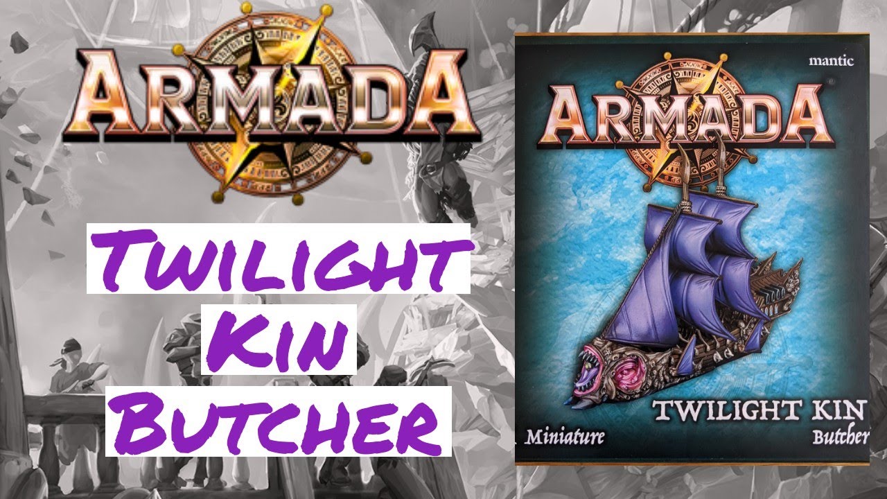 Kings of War Armada Twilight Kin Butcher Unboxing Mantic Games - YouTube
