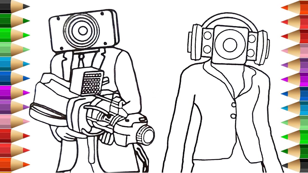 Skibidi toilet 61- speaker men #Drawing_with_ME_SVR - YouTube