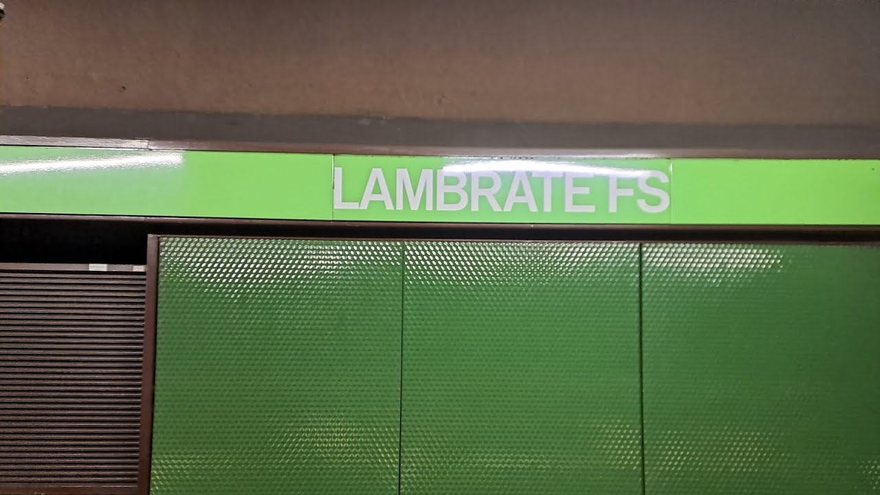 (Walkthrough) Stazione LAMBRATE FS (M2 Metro Milano) - YouTube