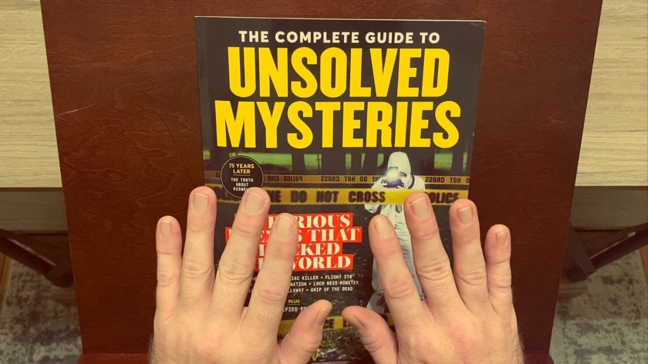 ASMR-Unsolved Mysteries Whispered Magazine Page Flipping - YouTube