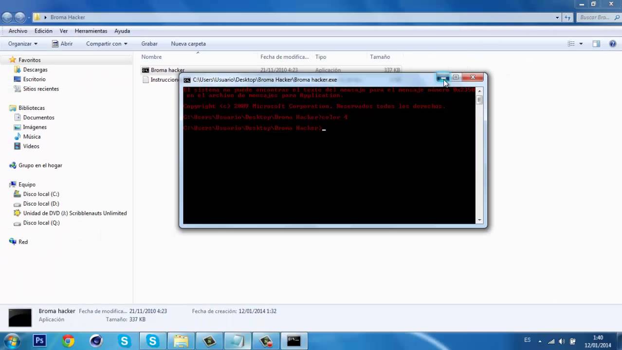 Como hacer la mejor broma hacker ( sin programas) - YouTube