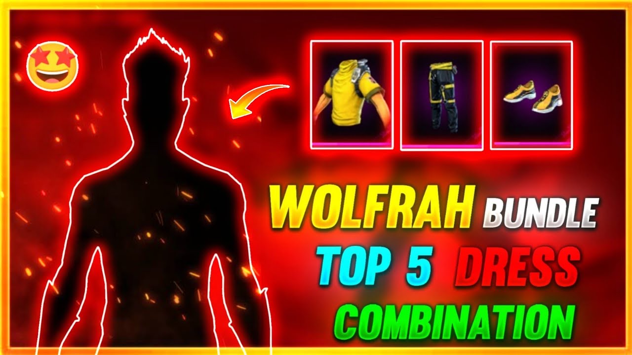 Wolfrah Bundle Top 5 Pro Dress Combination 🔥|| No Top Up Wolfrah Bundle ...
