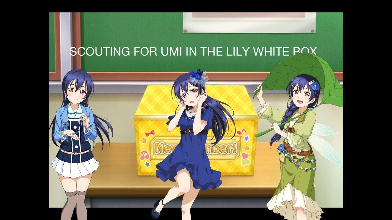 SCOUTING FOR UMI IN THE LILY WHITE BOX! | Love Live! School Idol ...
