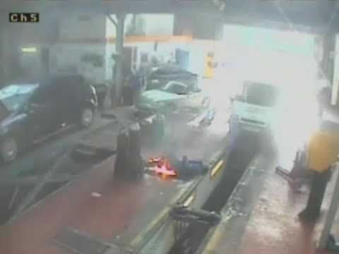 Empty drum explodes during welding! - YouTube