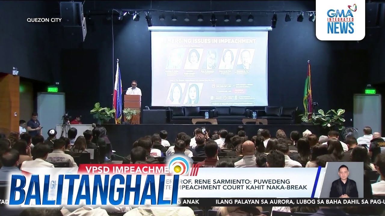 1987 Constitution Framer Prof. Rene Sarmiento - Puwedeng mag-convene ...