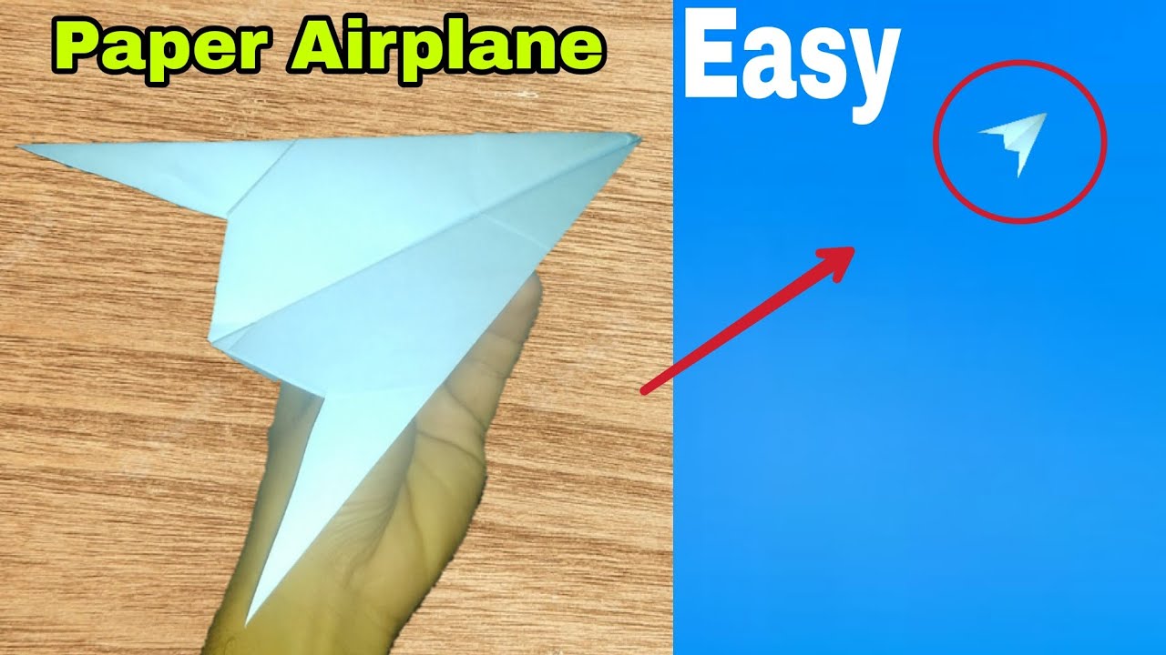 How To Fold A Paper Airplane To Fly Forever And Not Fall All Day | How ...