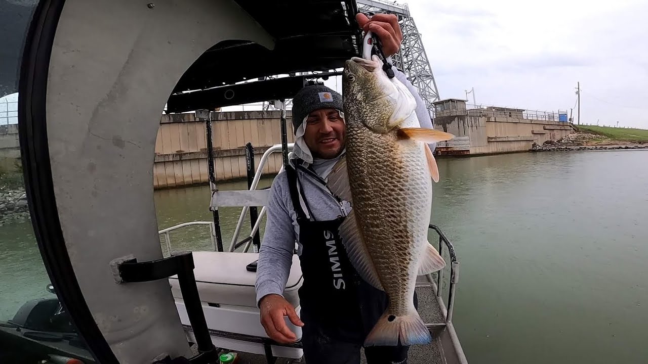 fishing Moses lake flood gates (speckled trout, redfish, sheepshead ...