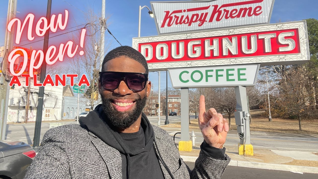 ICONIC ATLANTA KRISPY KREME REOPENS! - YouTube