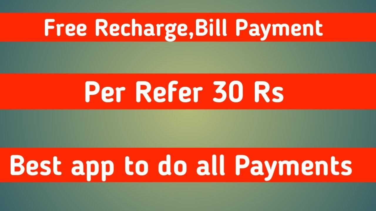 Free Mobile Recharge and Bill Payments || Best app to do free Recharge ...