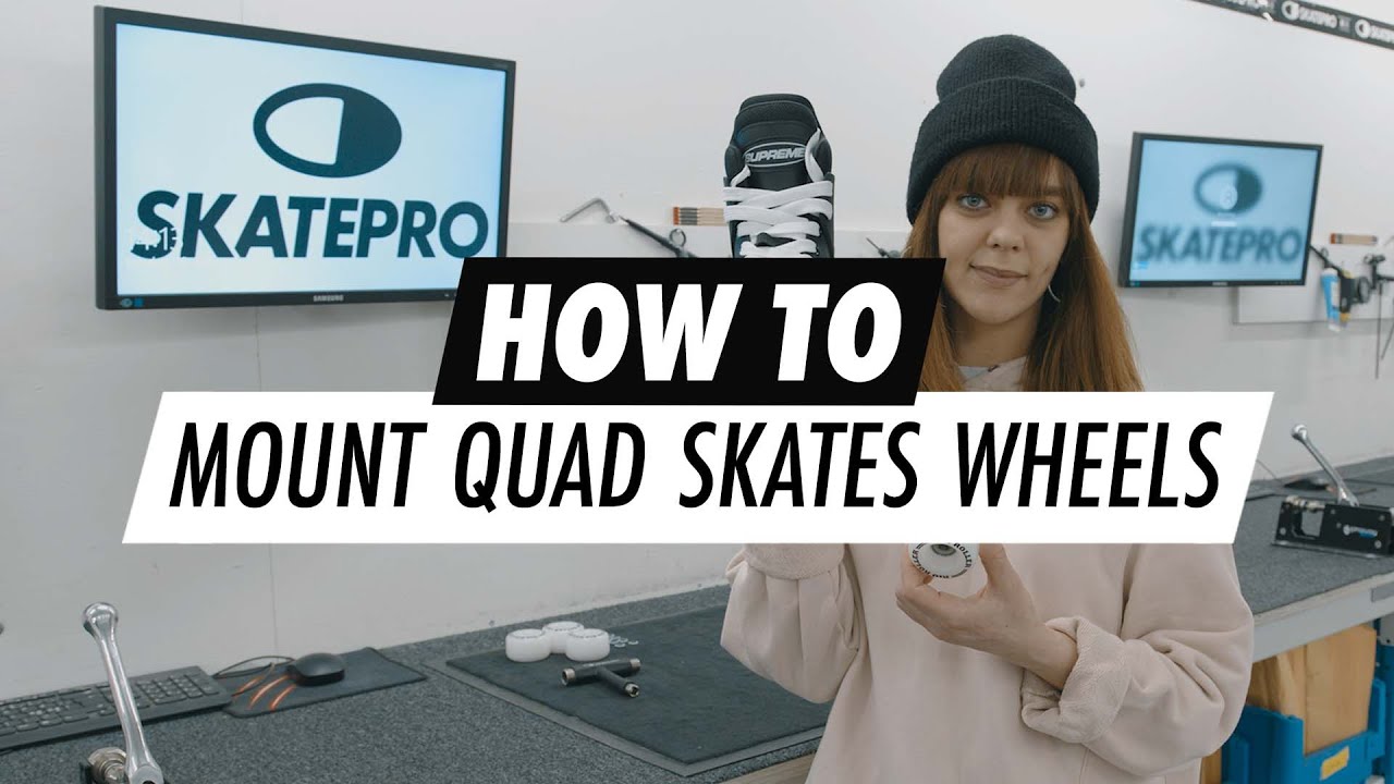 How to Mount Roller Skate Wheels | SkatePro - YouTube