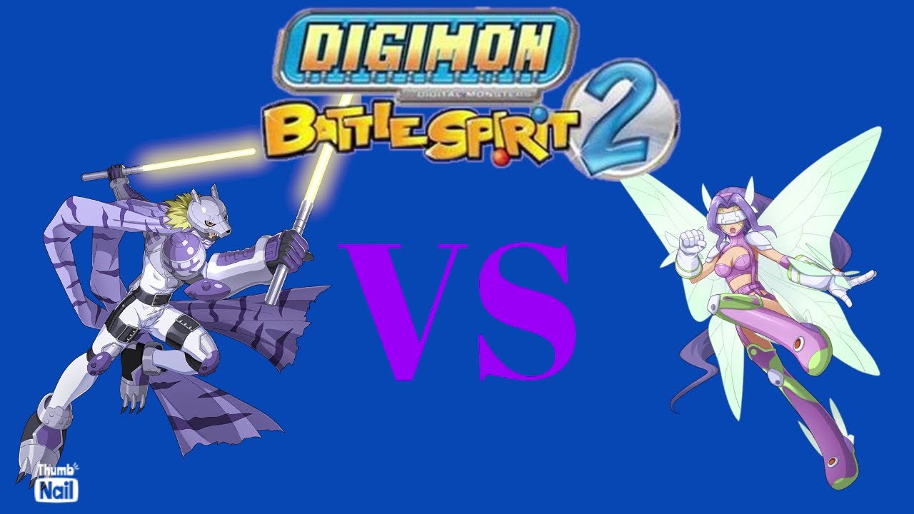 Digimon Battle Spirit 2 - Lobomon vs Kazemon - YouTube