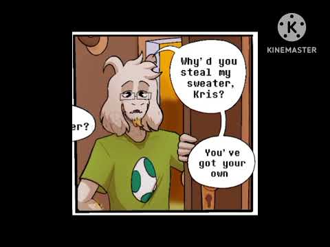 Asriel back from college (Deltarune comic dub) ll read on the description ll