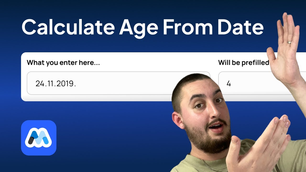 How To Fill An Age Input Based On A Date Input (Get Age From Birthday ...