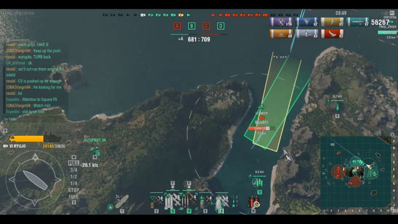 World of Warships 0.6.0: Ryujo Battle 10 - YouTube