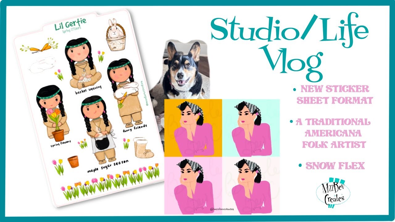 Working Alone in My Small Business New Sticker Sheet Format Studio ...