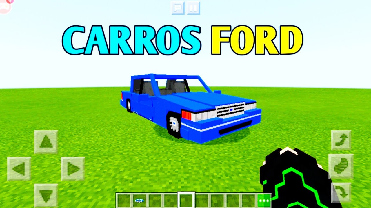 Addon Carros Ford Minecraft Pe Youtube