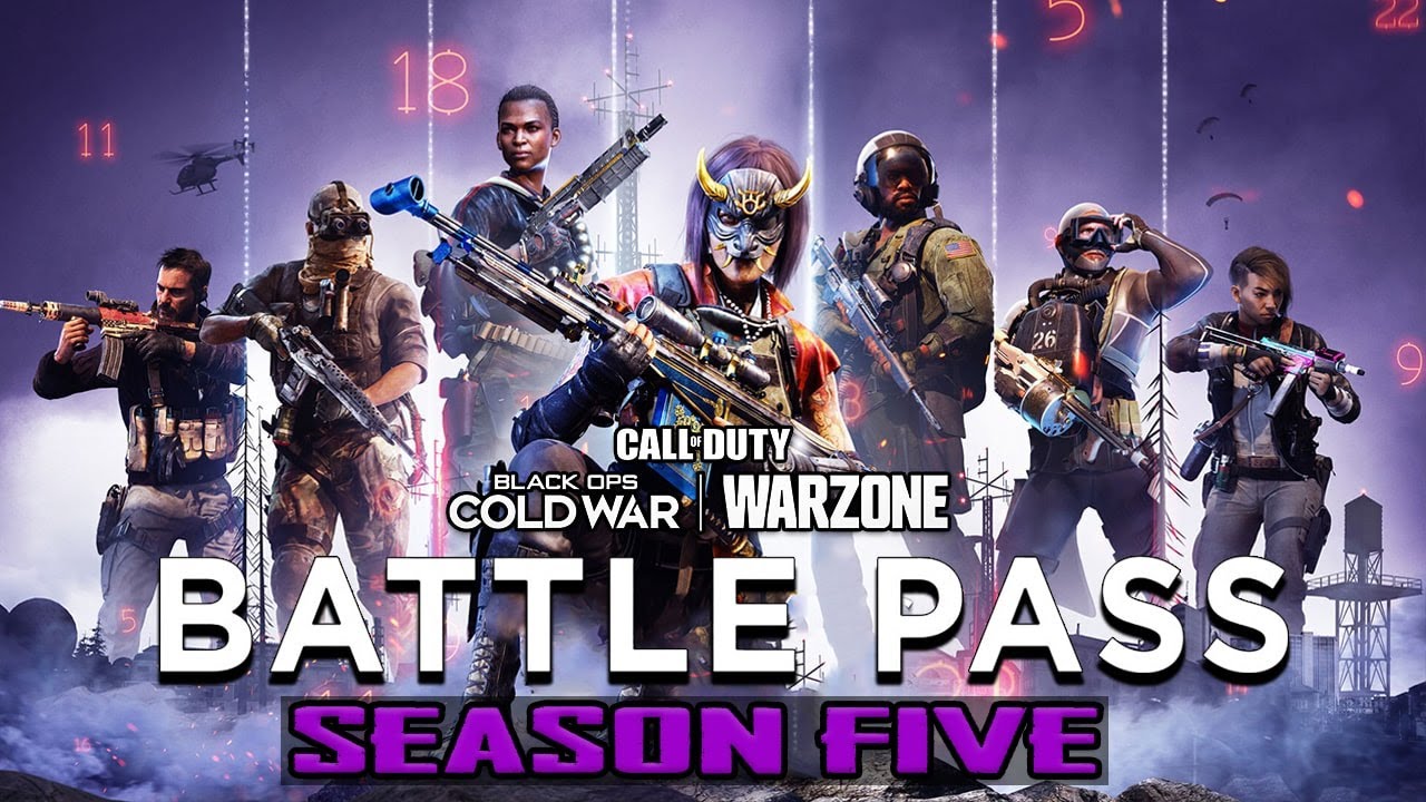 Black Ops Cold War: Everything In The Season 5 Battle Pass! (Warzone ...