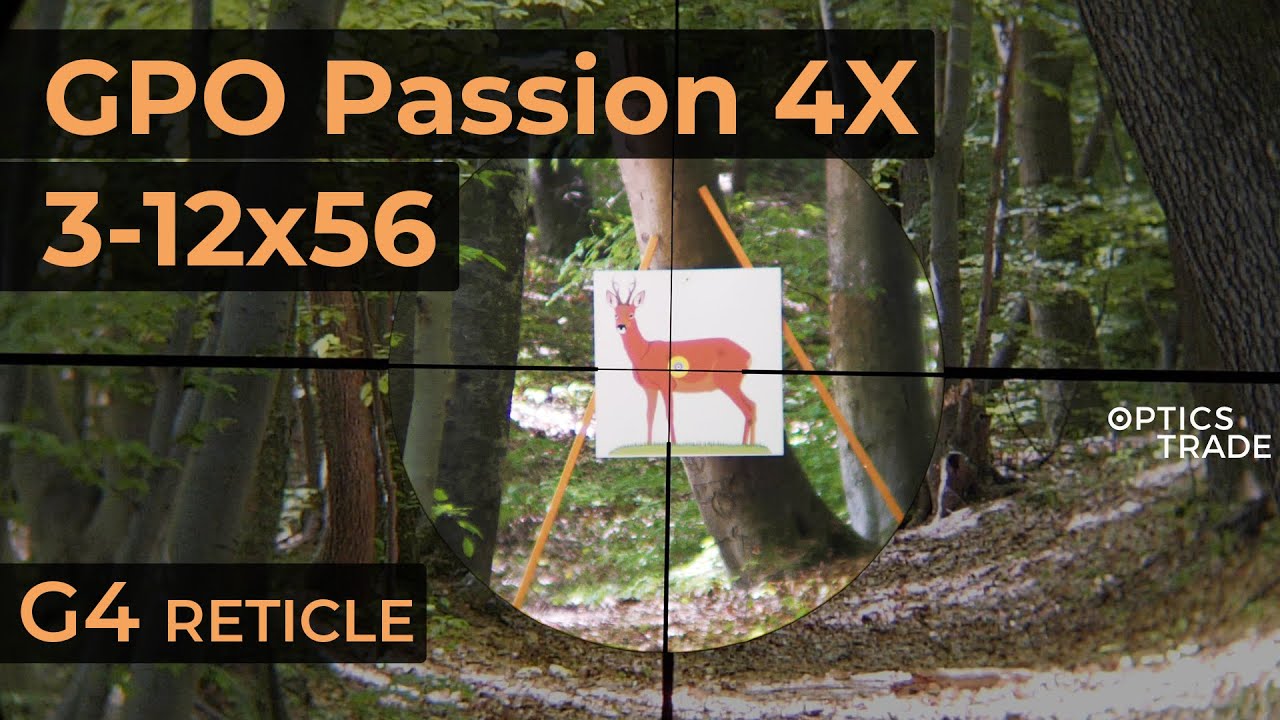 GPO Passion 4X 3-12x56 Reticle G4 | Optics Trade Reticle Subtensions ...