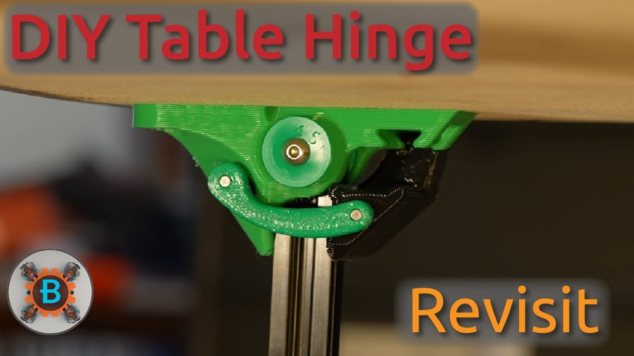 I revisited this DIY Folding Table Hinge build. - YouTube