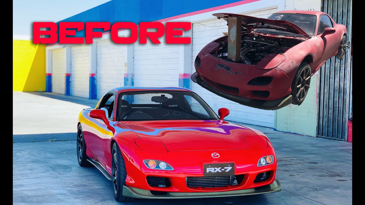Building My RHD Mazda Rx-7 in 10 Minutes! - YouTube