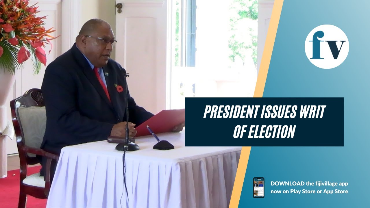 President issues Writ of Election - YouTube