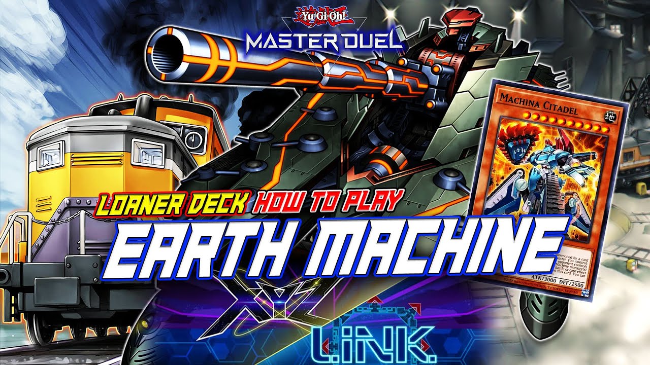 MASTER DUEL - HOW TO PLAY? LOANER DECK EARTH MACHINE DECK - XYZ x LINK FESTIVAL EVENT - YouTube