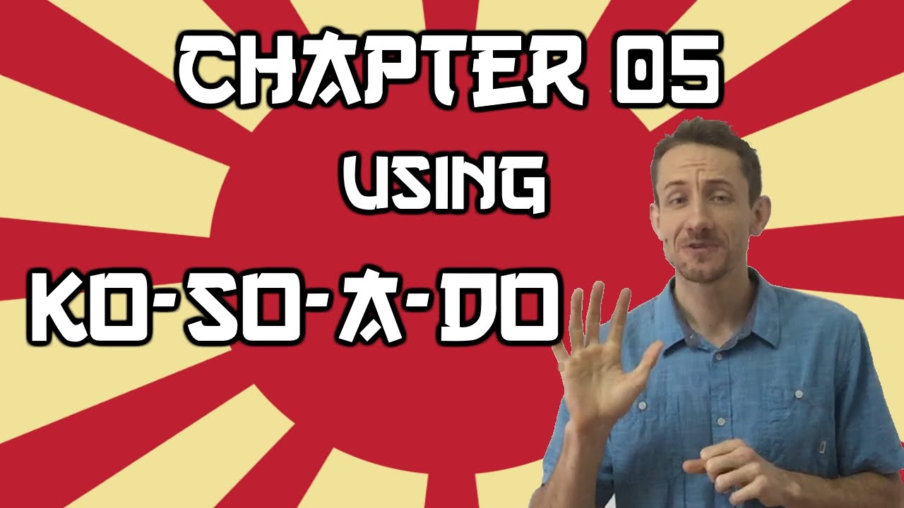 Learn Japanese From Some Guy - Chapter 5: Ko-So-A-Do - YouTube