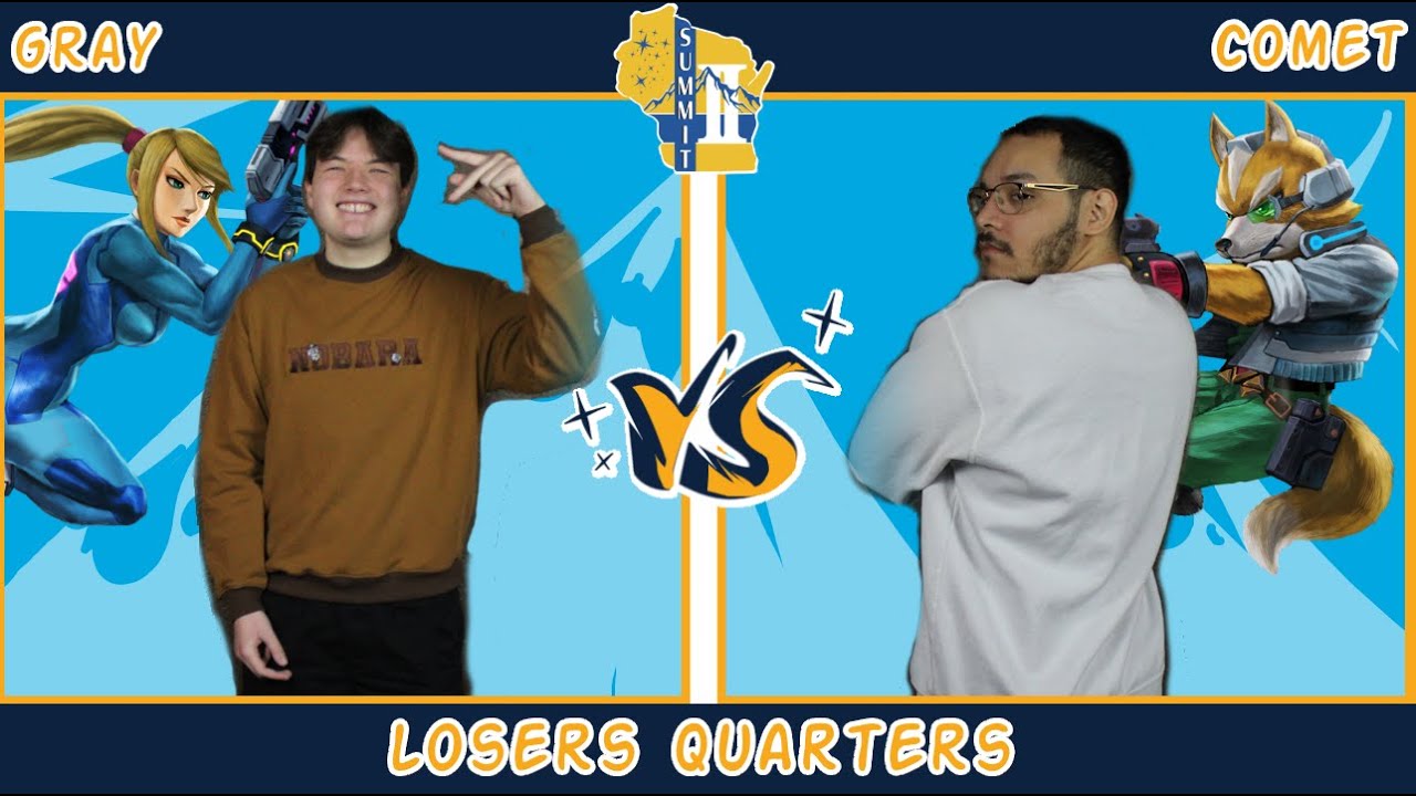 Gray (Zero Suit Samus) vs AoC | comet (Fox) - WI Smash Summit 2 Losers ...