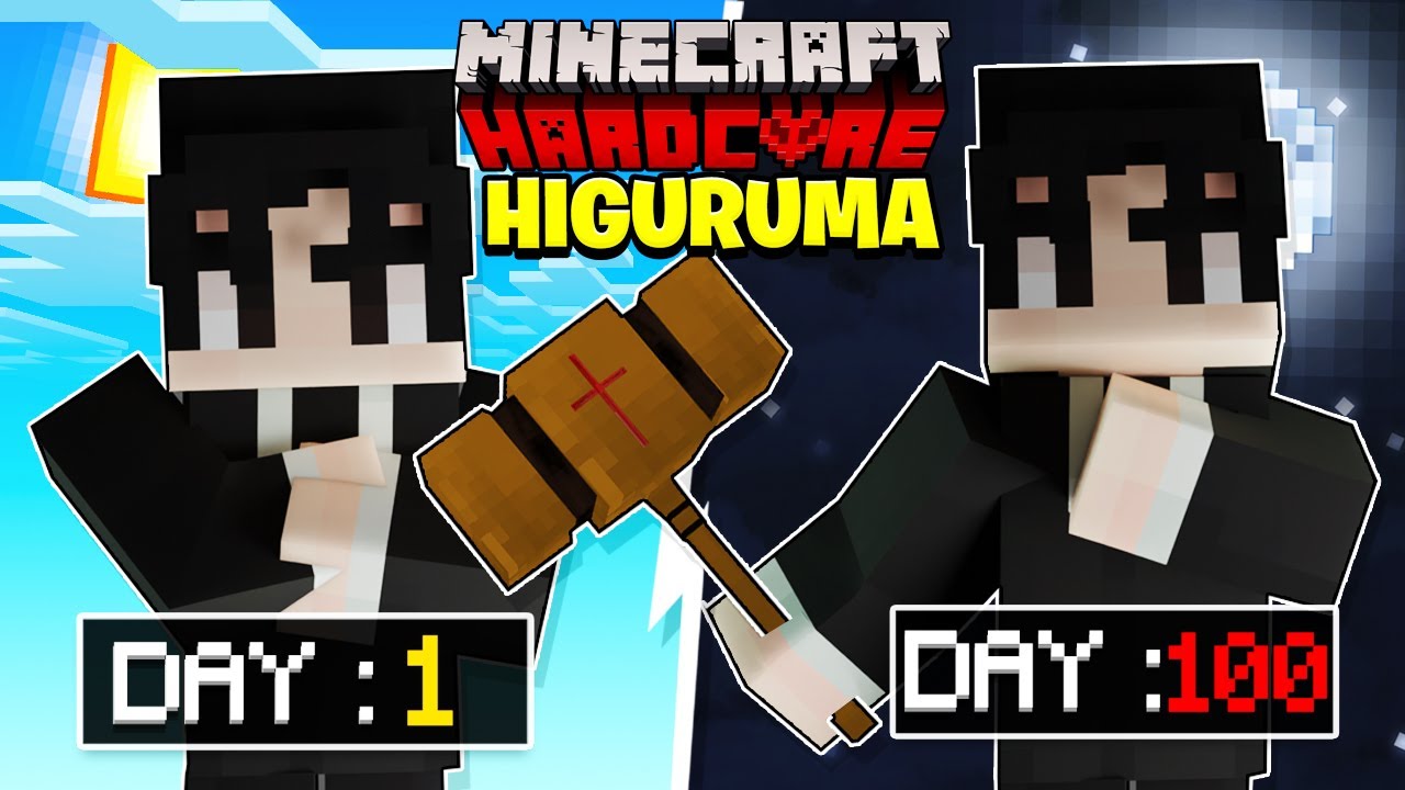 I Survived 100 Days As Higuruma in Jujutsu Kaisen Minecraft Hardcore ...