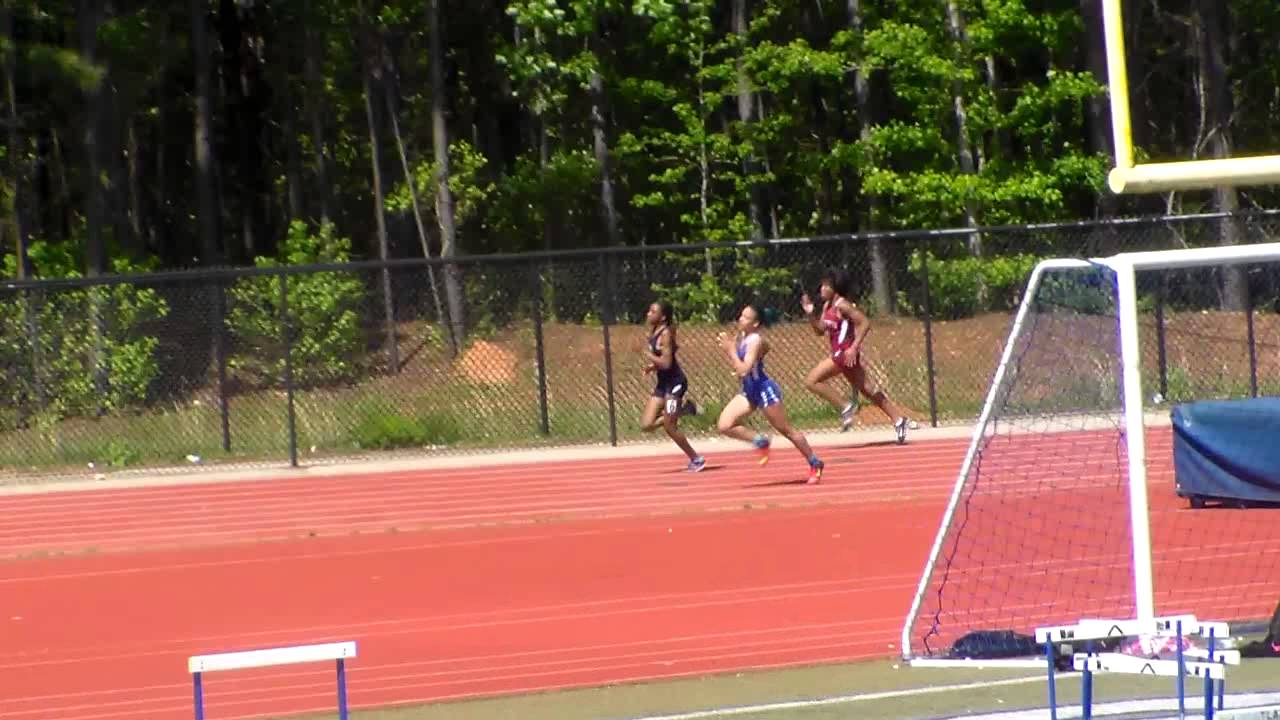 Region 3AAAAAA Girls 400 Destiny Riley - YouTube