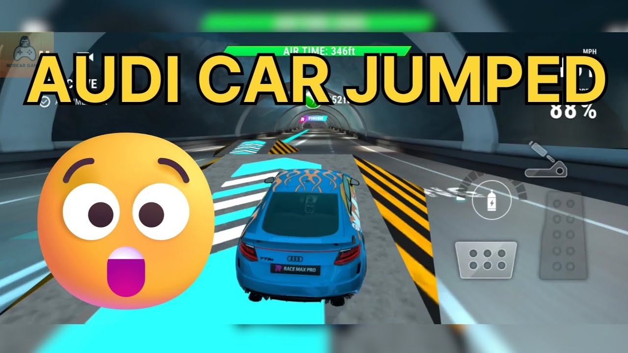 CAR GAMES - MY AUDI CAR JUMPED ON RAMP - MOBILE GAME - #AUDI #viral # ...