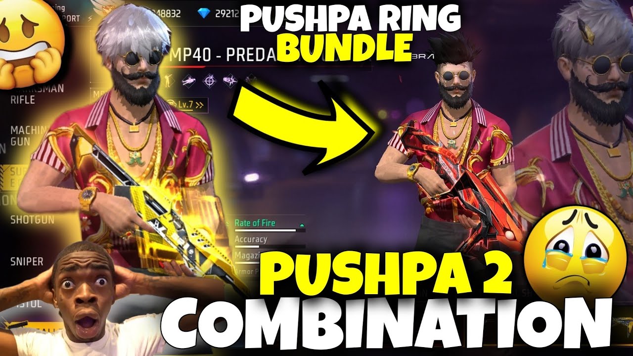 FF New Bundle Combination ️Pushpa 2 Bundle Combination Pushpa 2 Ring ...