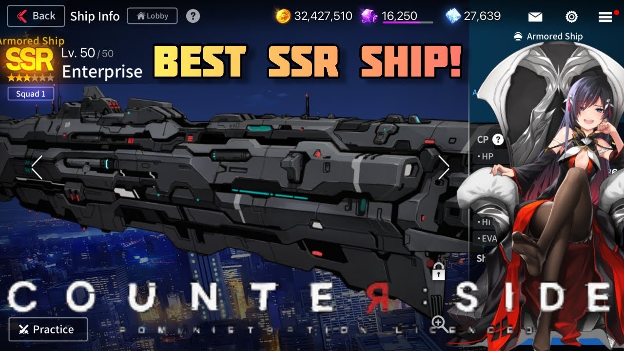 Counter:Side English - Crafting Enterprise [ My 2nd SSR Ship ] - YouTube