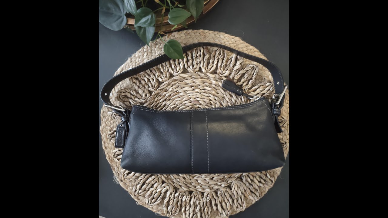 Cleaning a Coach 7461 Leather Bag - YouTube