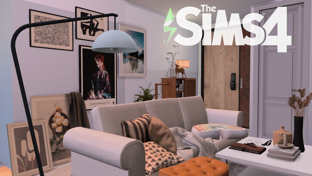 TINY APARTMENT | CC+ | STOP MOTION | THE SIMS 4 - YouTube