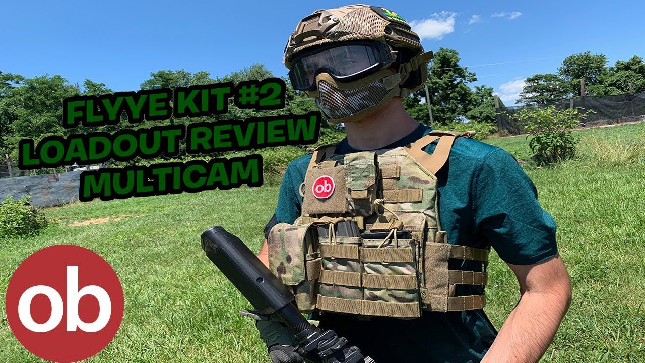 Flyye Kit #2 Airsoft Loadout REVIEW || Multicam || Goin Flyye - YouTube