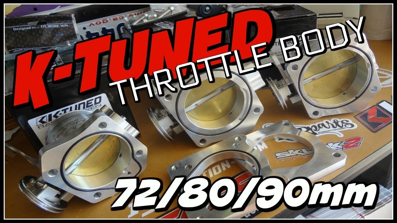 K-TUNED THROTTLE BODY LINEUP K20 K24 RSX - YouTube
