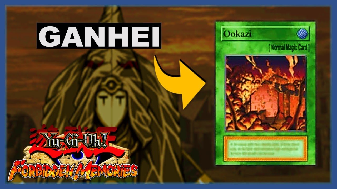 Yu-Gi-Oh! forbidden memories, consegui ganhar a carta rara Mágica ...