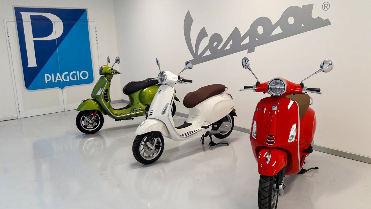 Scutere Vespa & Piaggio 2021 - YouTube