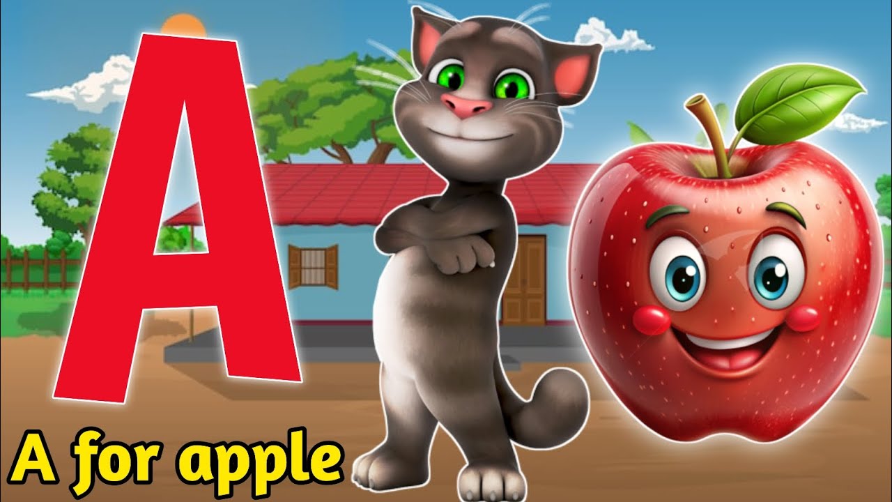 Phonics Song 2 with TWO Words in 3D - A For Apple - ABC Songs with Sounds for Children (part-84 ...