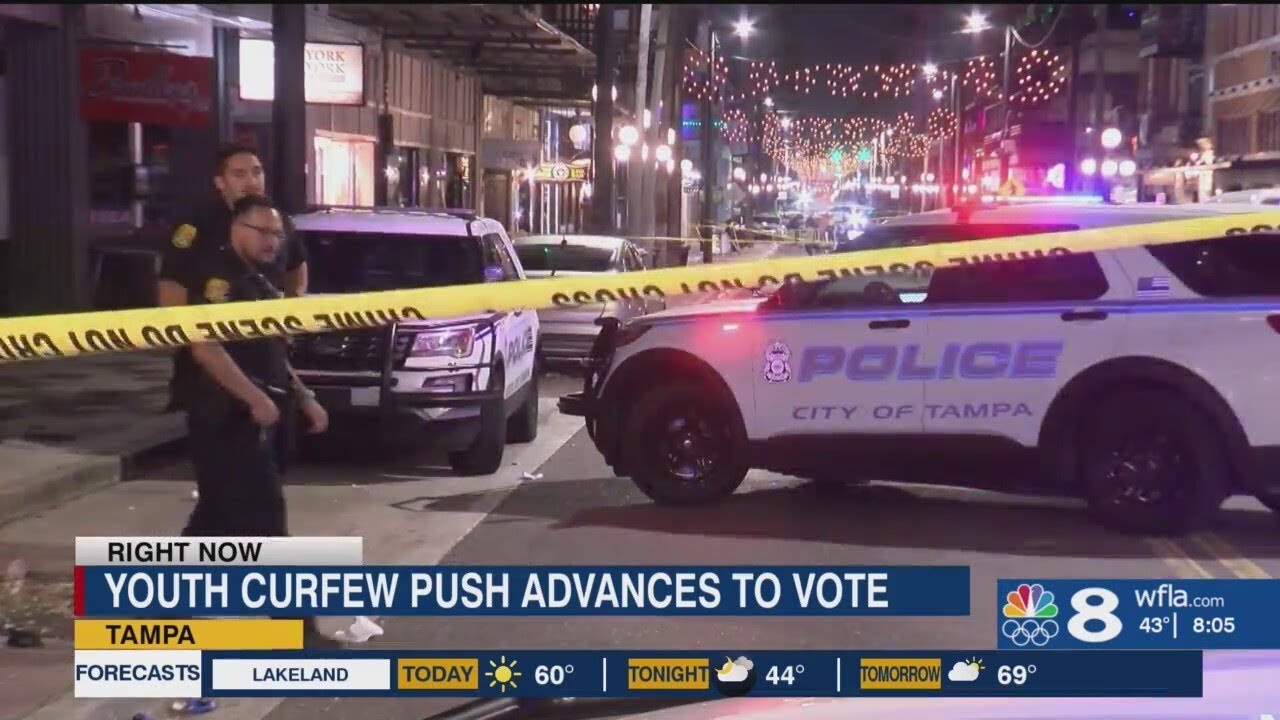 Community weighs in on proposed citywide curfew for Tampa - YouTube