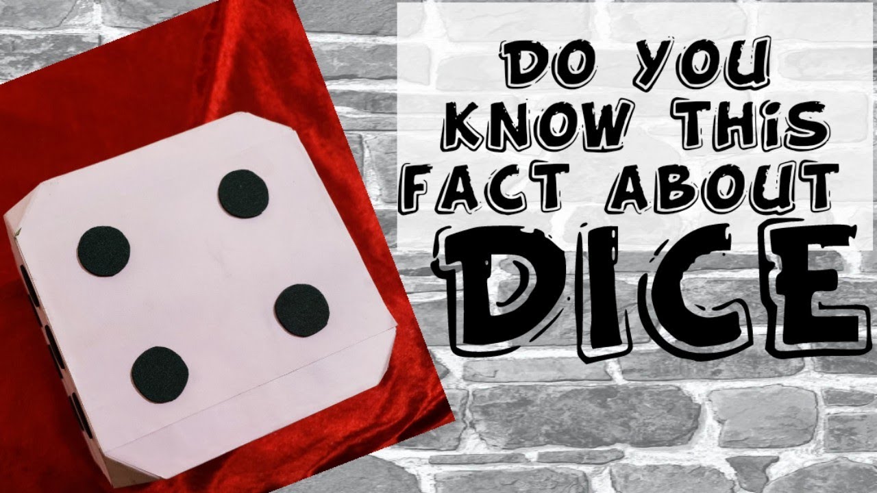 Interesting fact about Dice, What is a dice, Maths Facts, Maths TLM ...