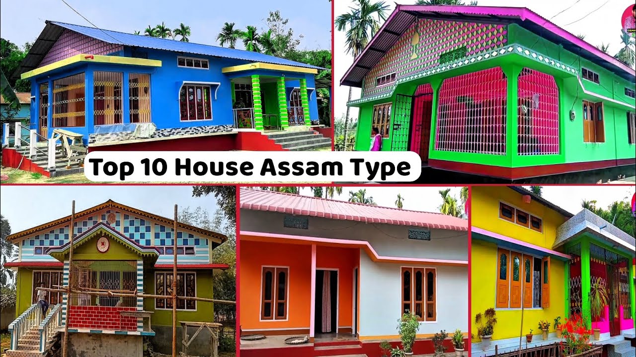Top 10 House Design । House Front Design । Modern House Assam Type ...