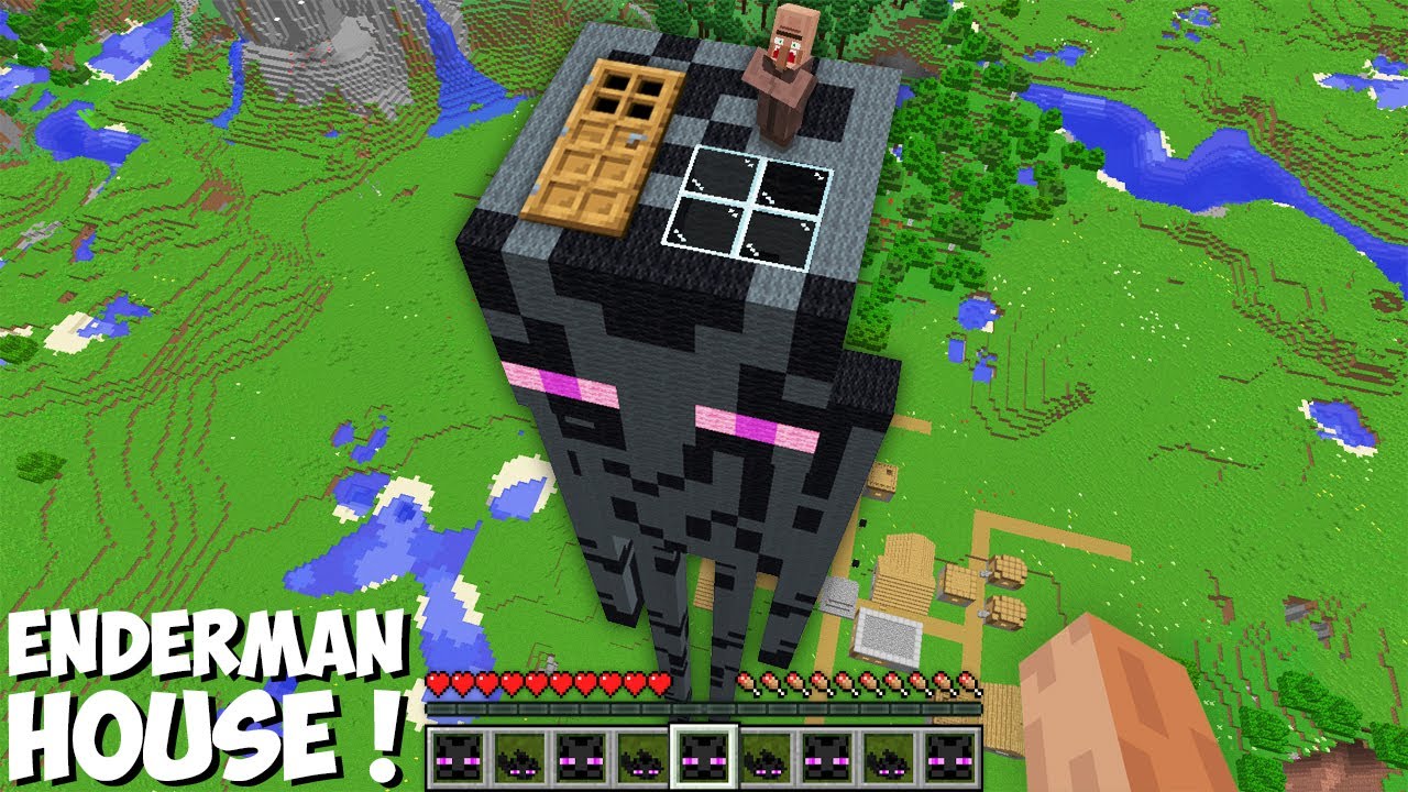 Who built SUPER LONG SECRET HOUSE INSIDE THE ENDERMAN in Minecraft ...