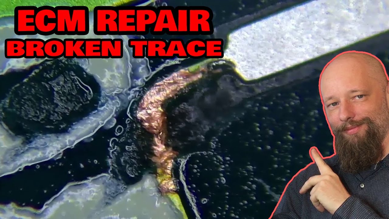 ECM Repair For Tyler [NH] Broken Trace Restoration - YouTube