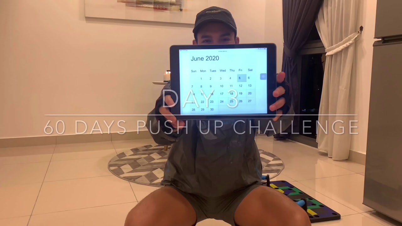 Day 3 - 60 days push up challenge - YouTube