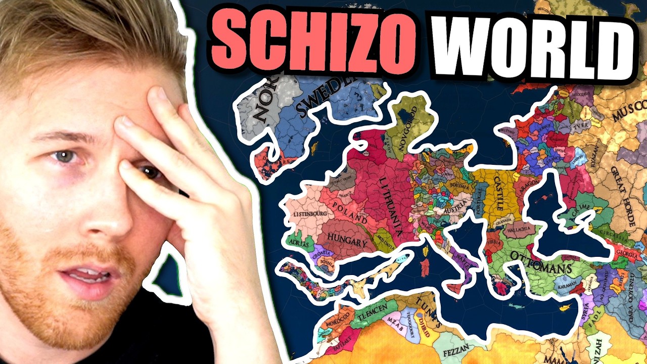 The Most SCHIZO World Mod I have Ever Found?! (EU4 Simulation) - YouTube