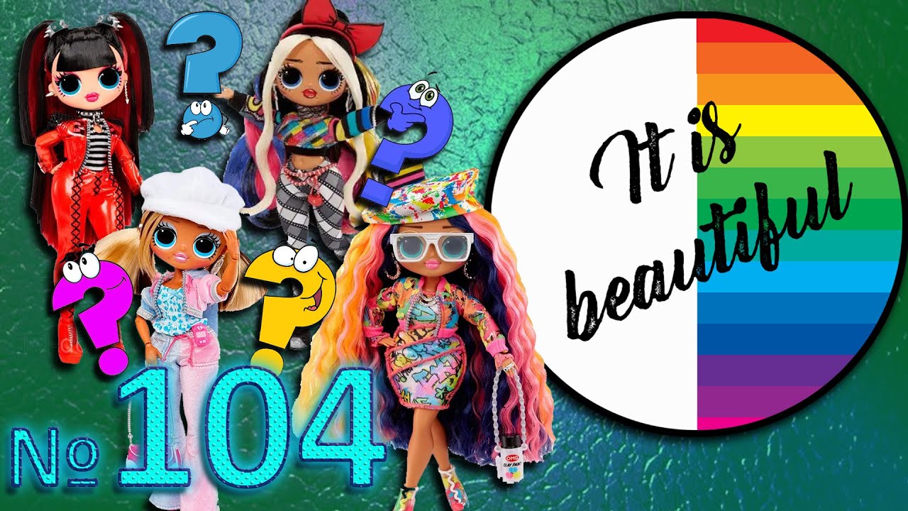 Color Craze: Painting LOL Surprise OMG Dolls in Unique Colors - YouTube